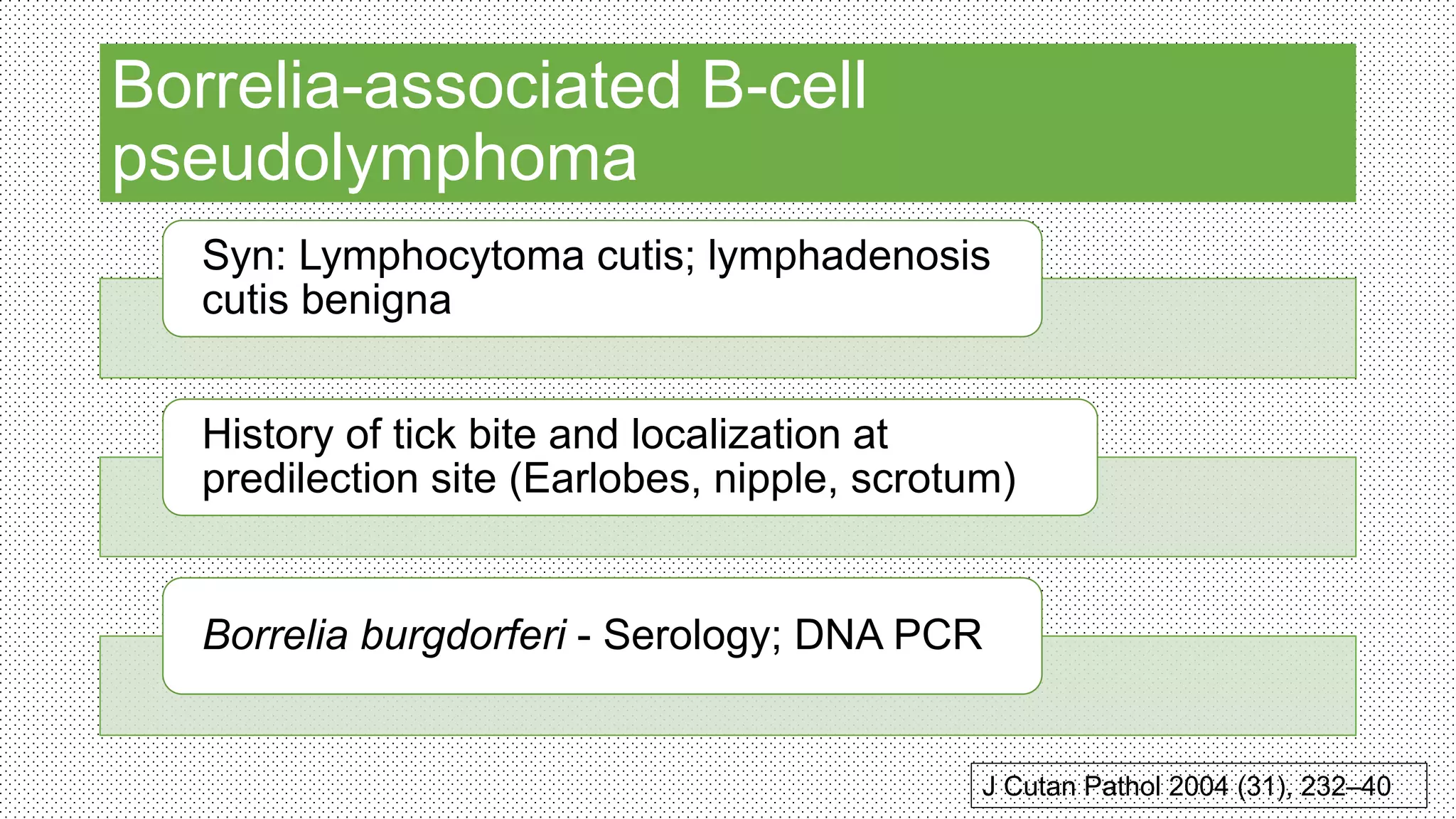 Cutaneous pseudolymphoma | PPTX