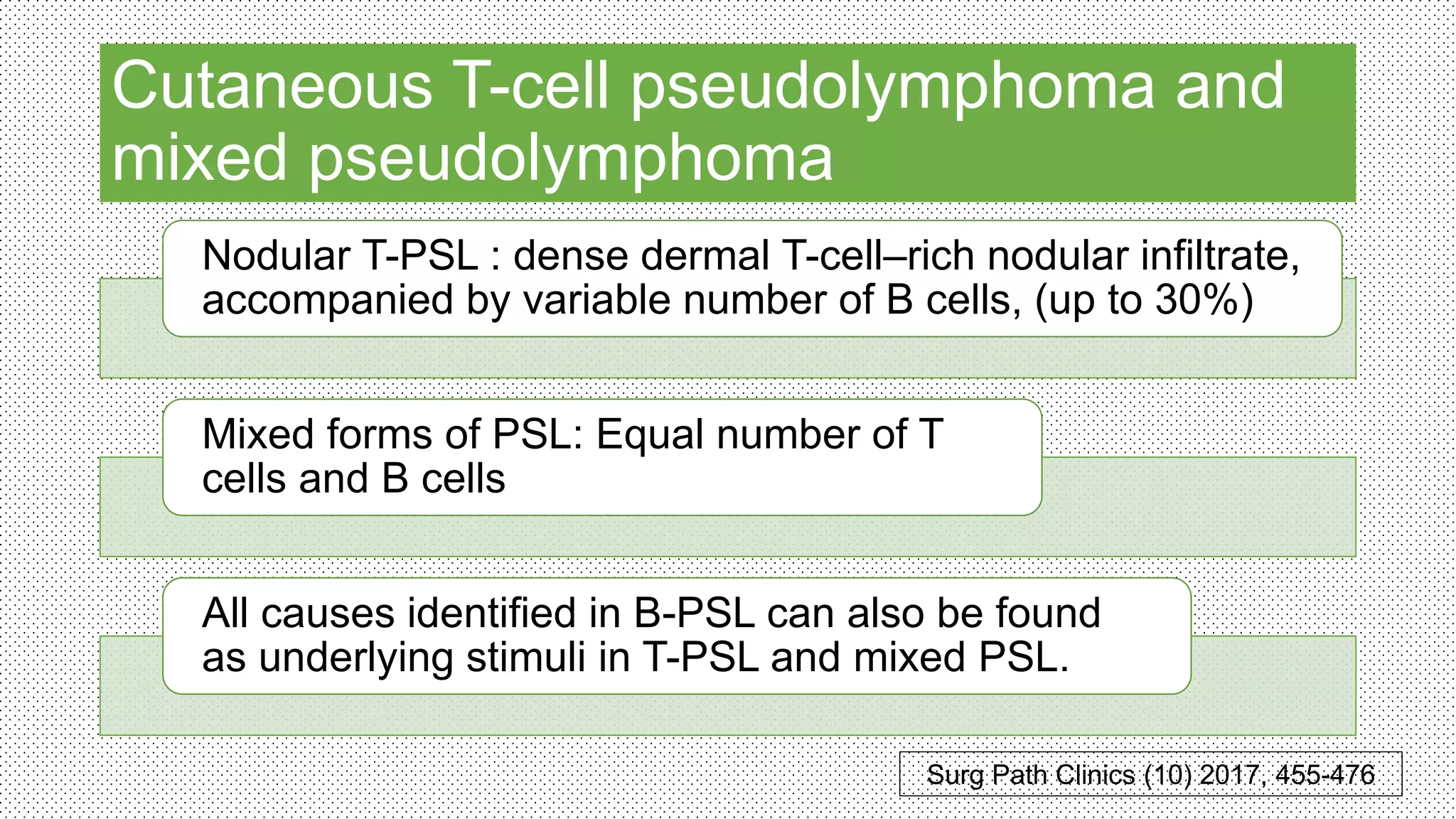 Cutaneous pseudolymphoma | PPTX