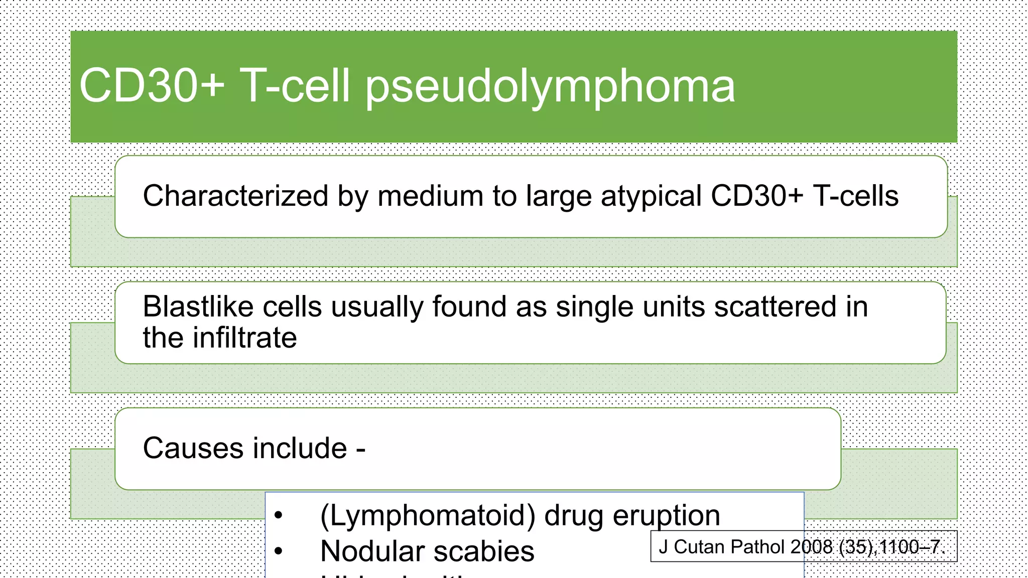 Cutaneous pseudolymphoma | PPTX