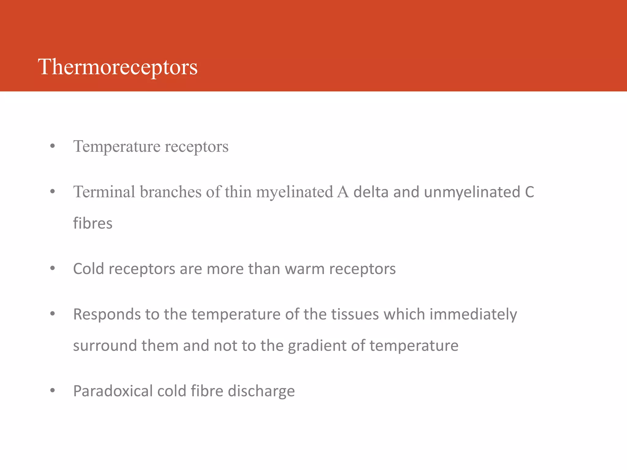 Cutaneous receptors1 | PPTX