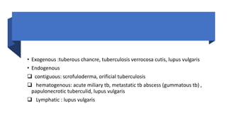 Cutaneous tb dorcas | PPT