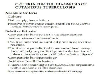 Cutaneous tuberculosis ( SKIN TB ) | PPTX