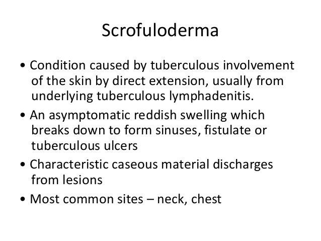 Cutaneous tuberculosis ( SKIN TB )