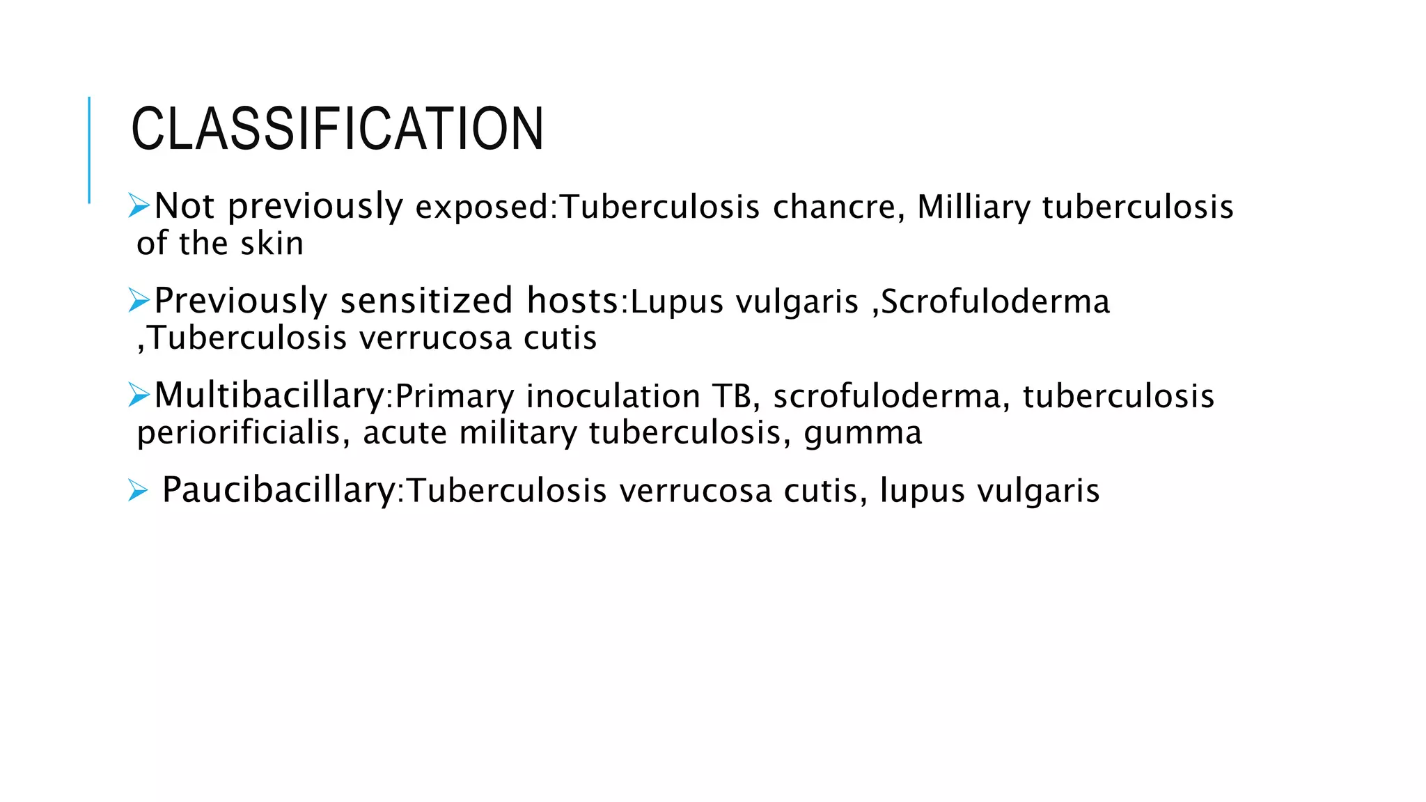 Cutaneous tuberculosis | PPTX