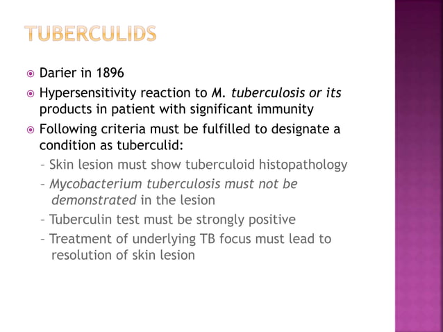 Cutaneous tuberculosis final ppt | PPTX