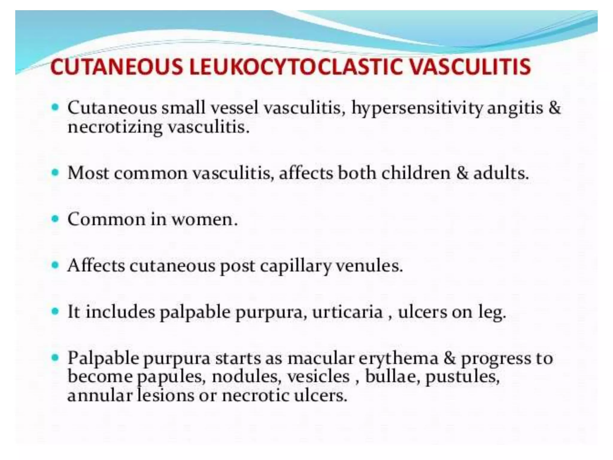 Cutaneous vasculitis | PPT