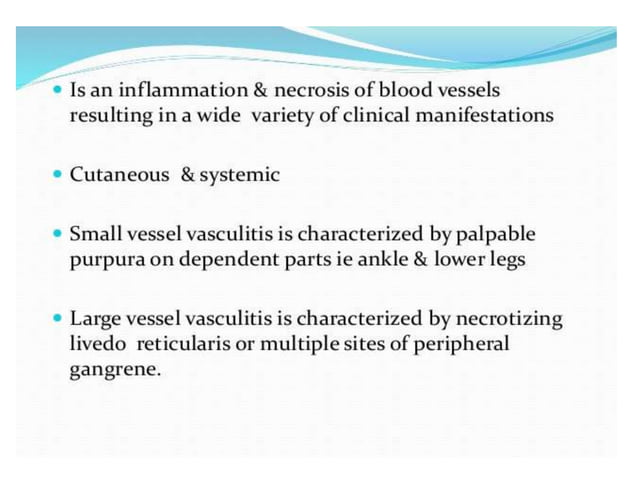 Cutaneous vasculitis | PPT