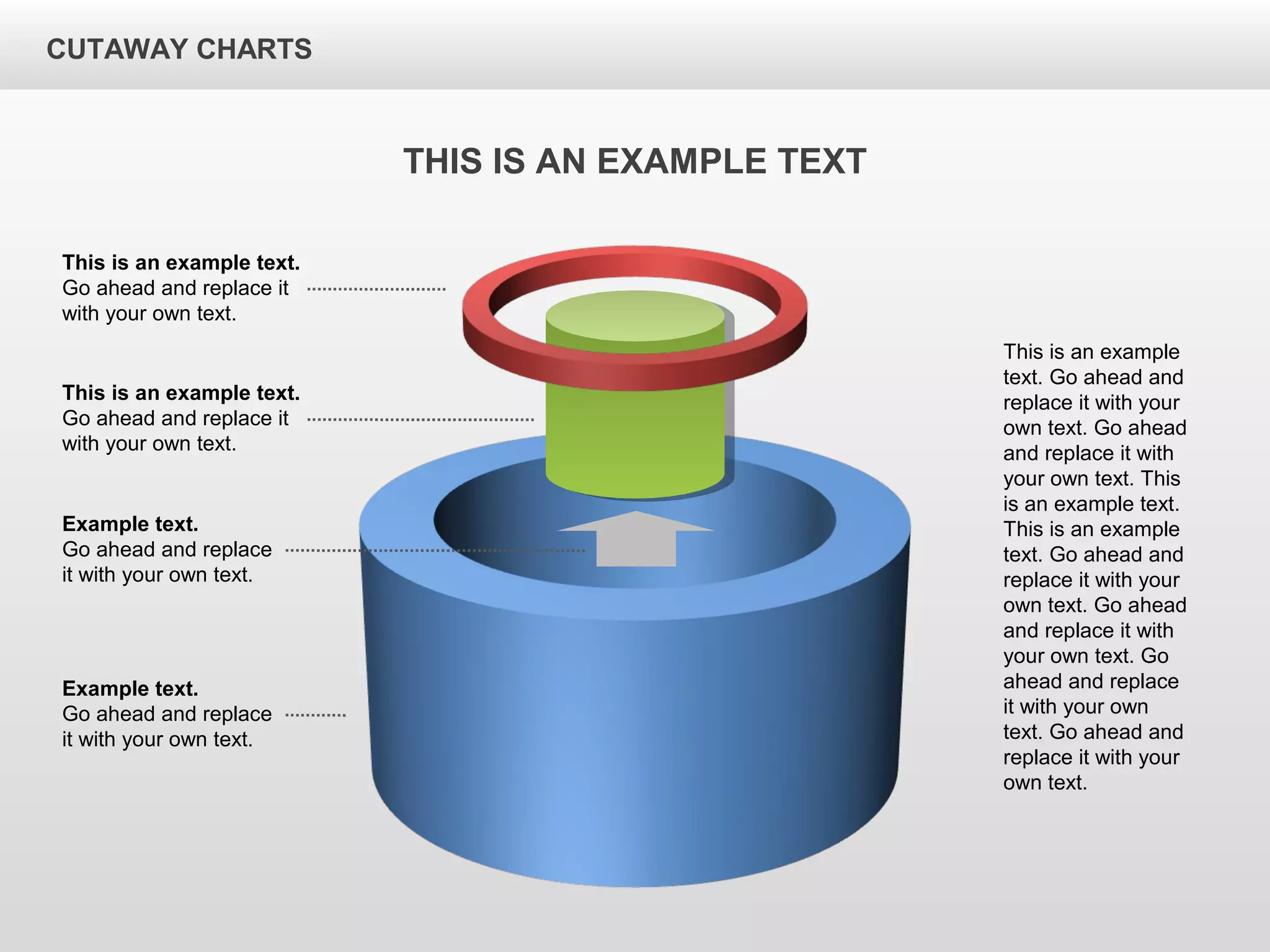 Cutaway Pie Charts | PPT