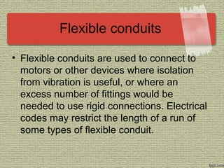 Cut bend and install PVC electrical conduits | PPT