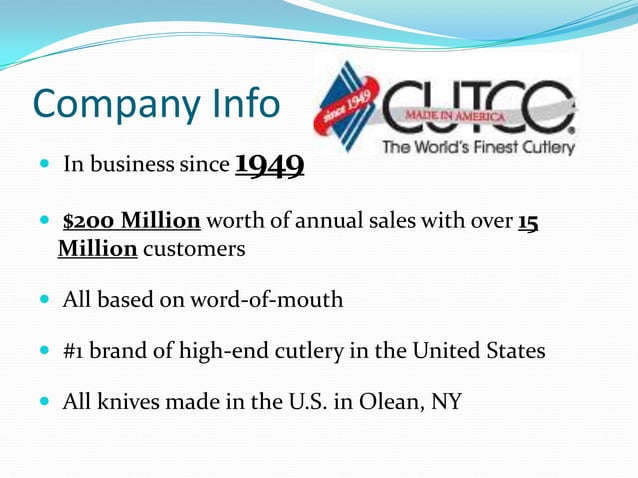 Cutco Presentation | PPTX