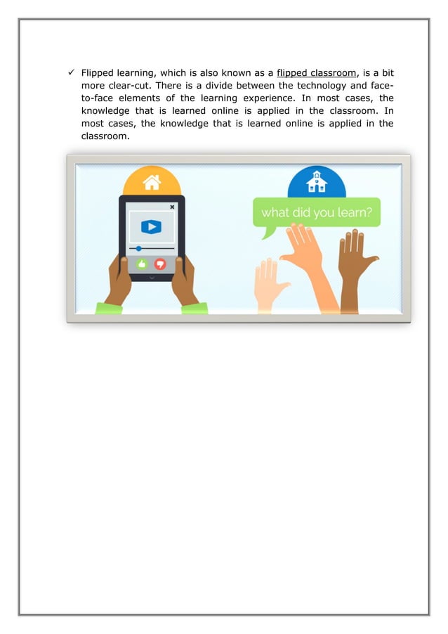 Flipped Classroom and blended learning, pros, cons, similarities and differences | PDF