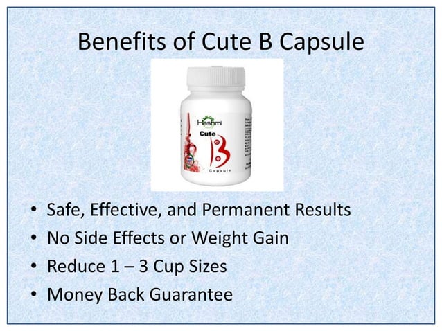 Cute-B Natural Breast Reduction Cream, Boobs Reduction | Hashmi ...