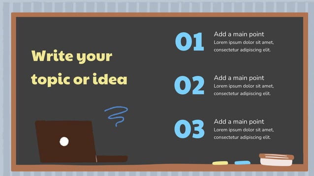 Cute Blackboard Student Council Presentation.pptx