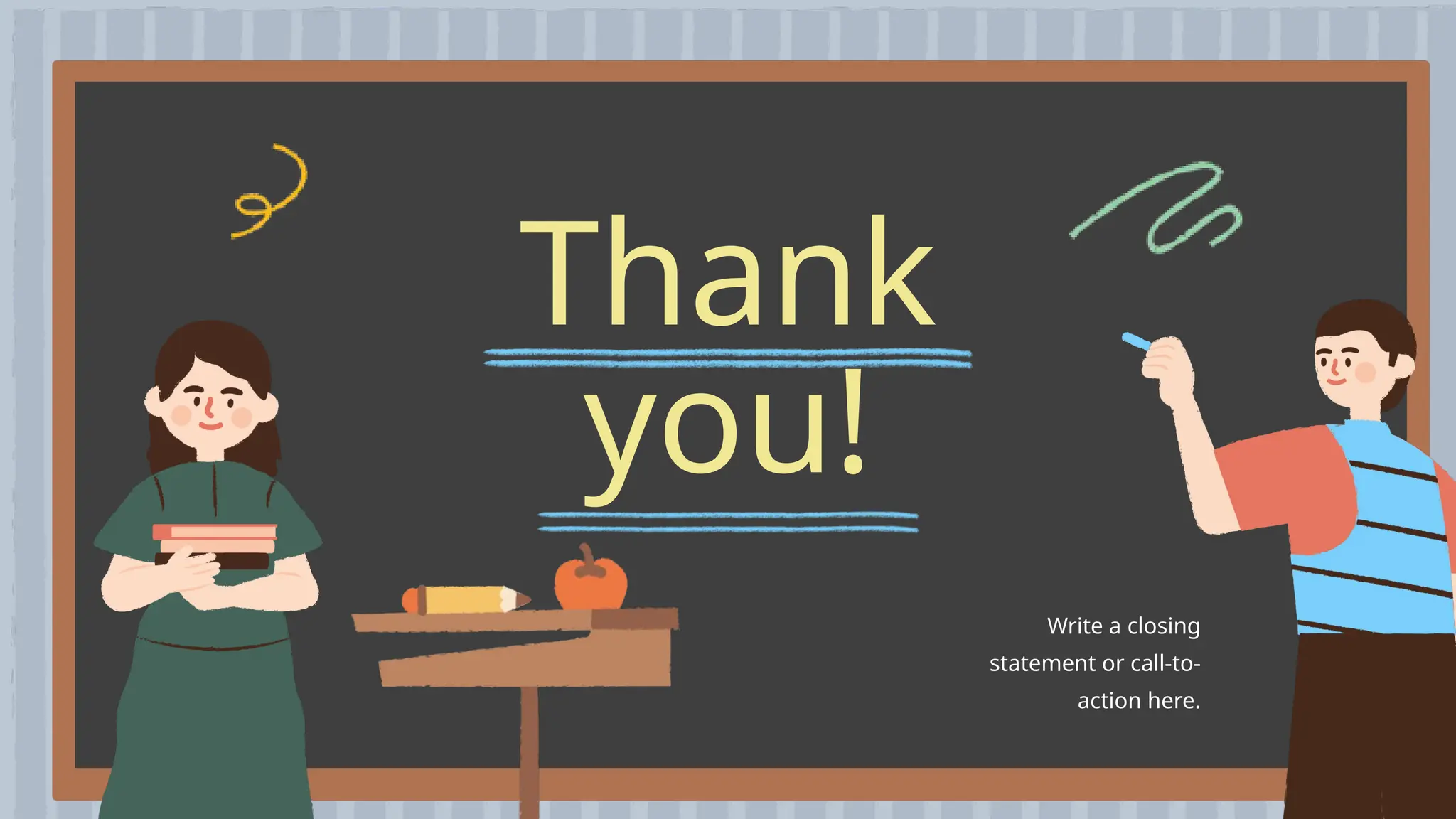 Cute Blackboard Student Council Presentation.pptx