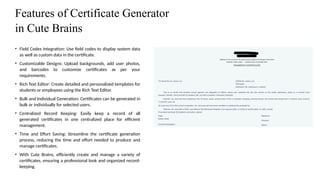 Enhancing Educational Management with CuteBrains: A Comprehensive ...