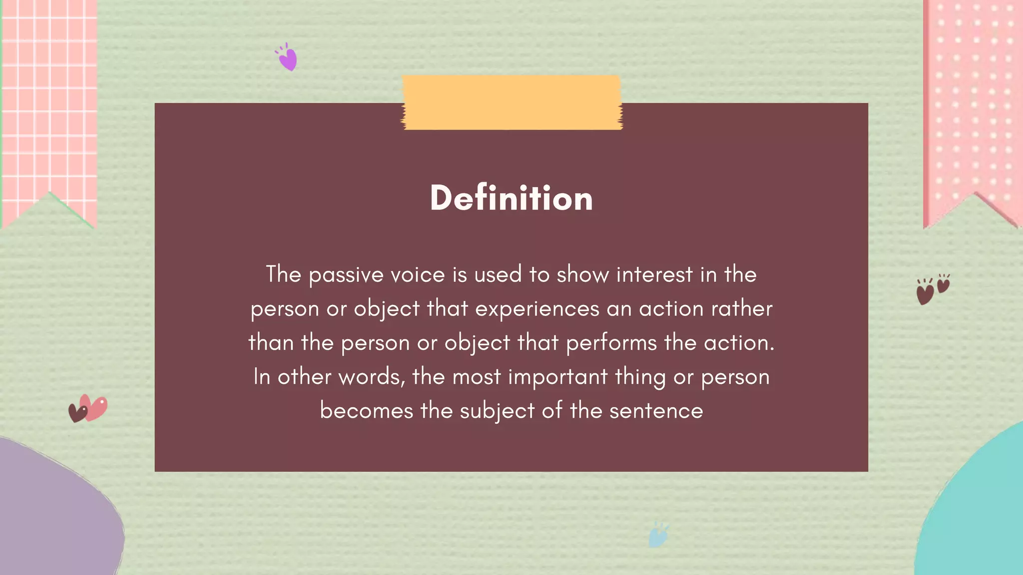 Cute Colorfull Passive Voice Presentation.pptx