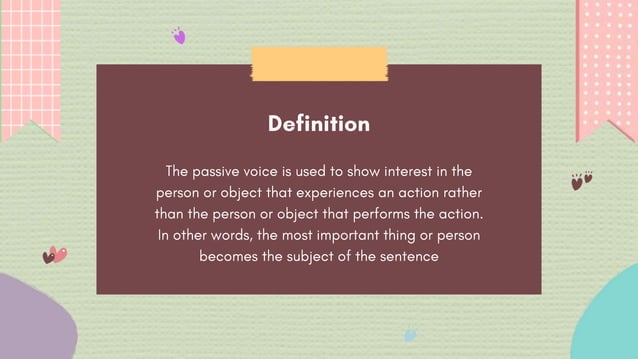 Cute Colorfull Passive Voice Presentation.pptx