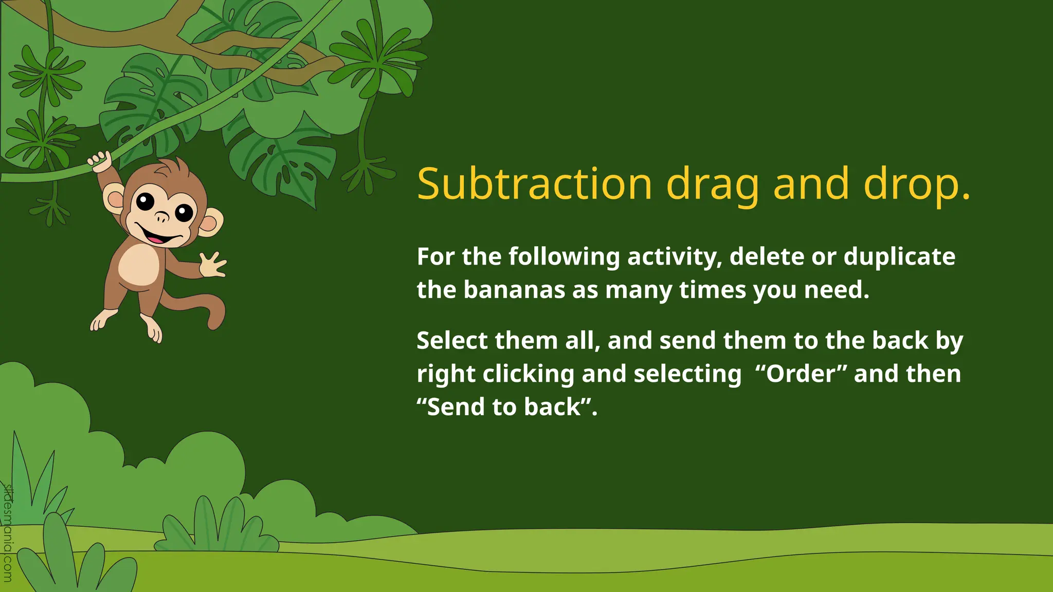 Cute Monkeys - SlidesMania_PPT Theme Monkey | PPT