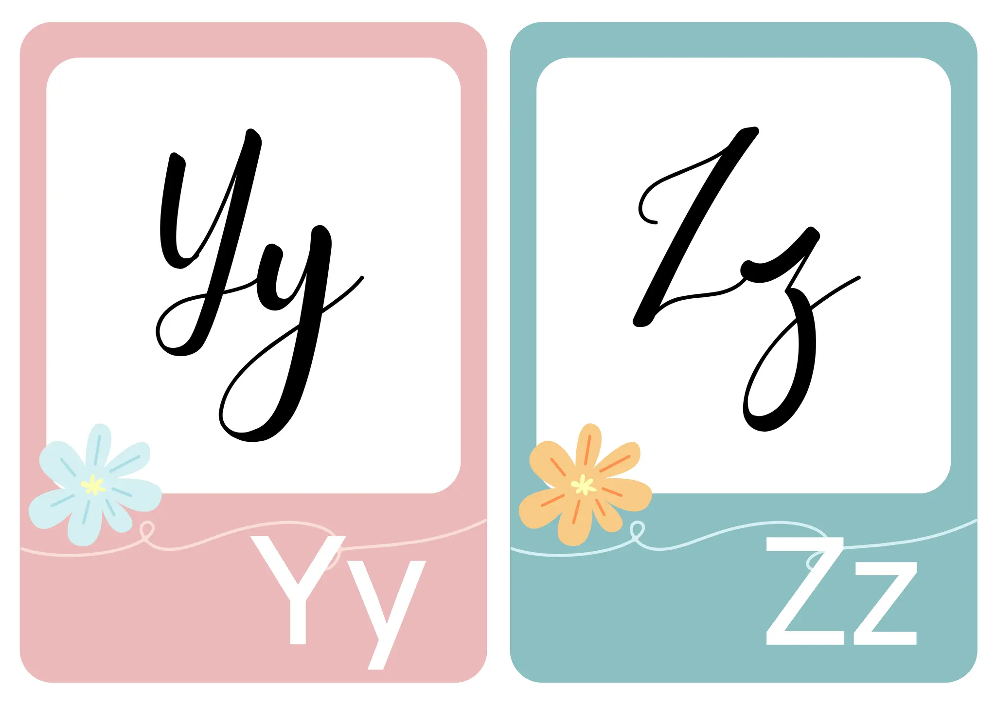 Cute Pastel Cursive Alphabet Flashcard.pdf