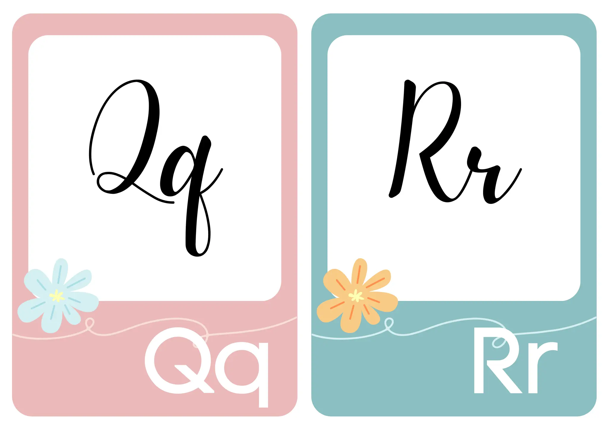 Cute Pastel Cursive Alphabet Flashcard.pdf
