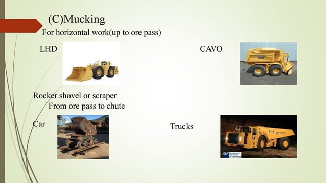 Cut & fill mining method | PPTX | Geology | Science