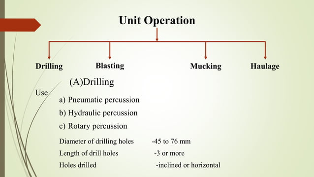 Cut & fill mining method | PPTX | Geology | Science