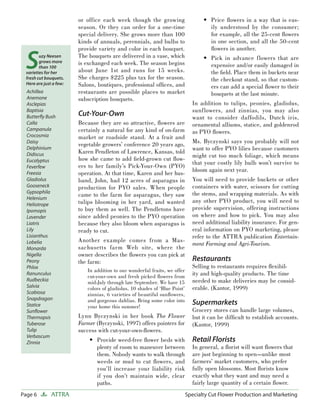 Specialty Cut Flower Production and Marketing | PDF