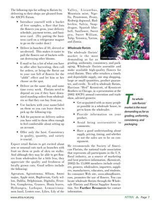 Specialty Cut Flower Production and Marketing | PDF