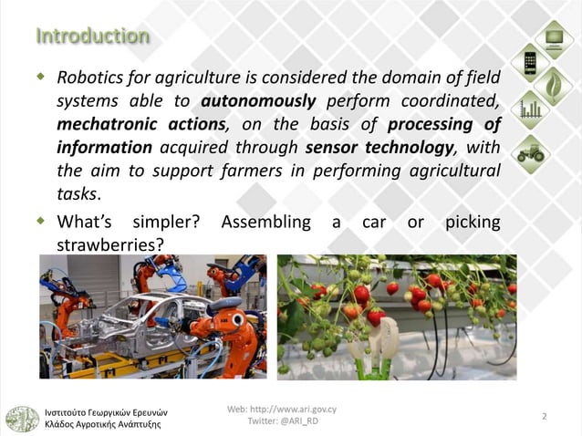 Agricultural spraying robots - R&D | PPTX | Gardening | Home & Garden