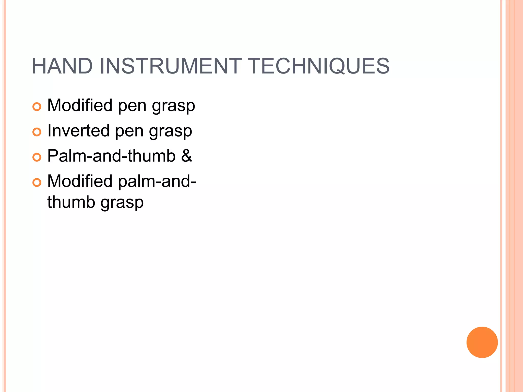 Cuting instrument applications in conservative dentistry | PPTX