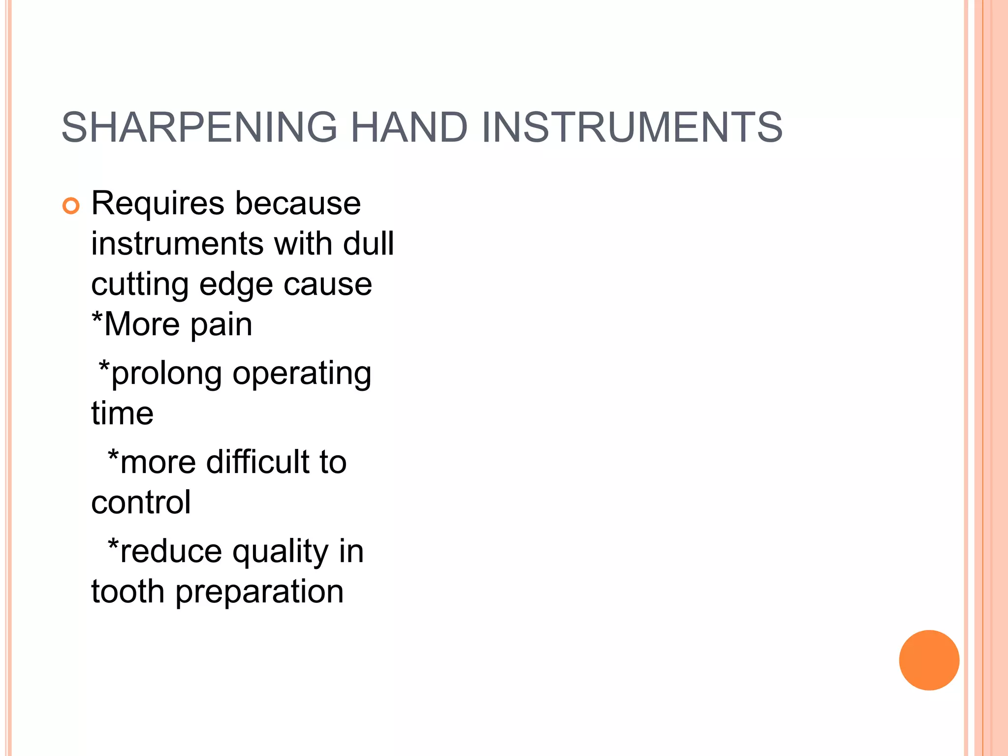 Cuting instrument applications in conservative dentistry | PPTX