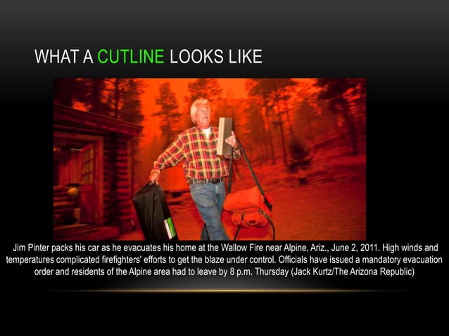 Cutlines | PPTX | Photography | Arts and Crafts