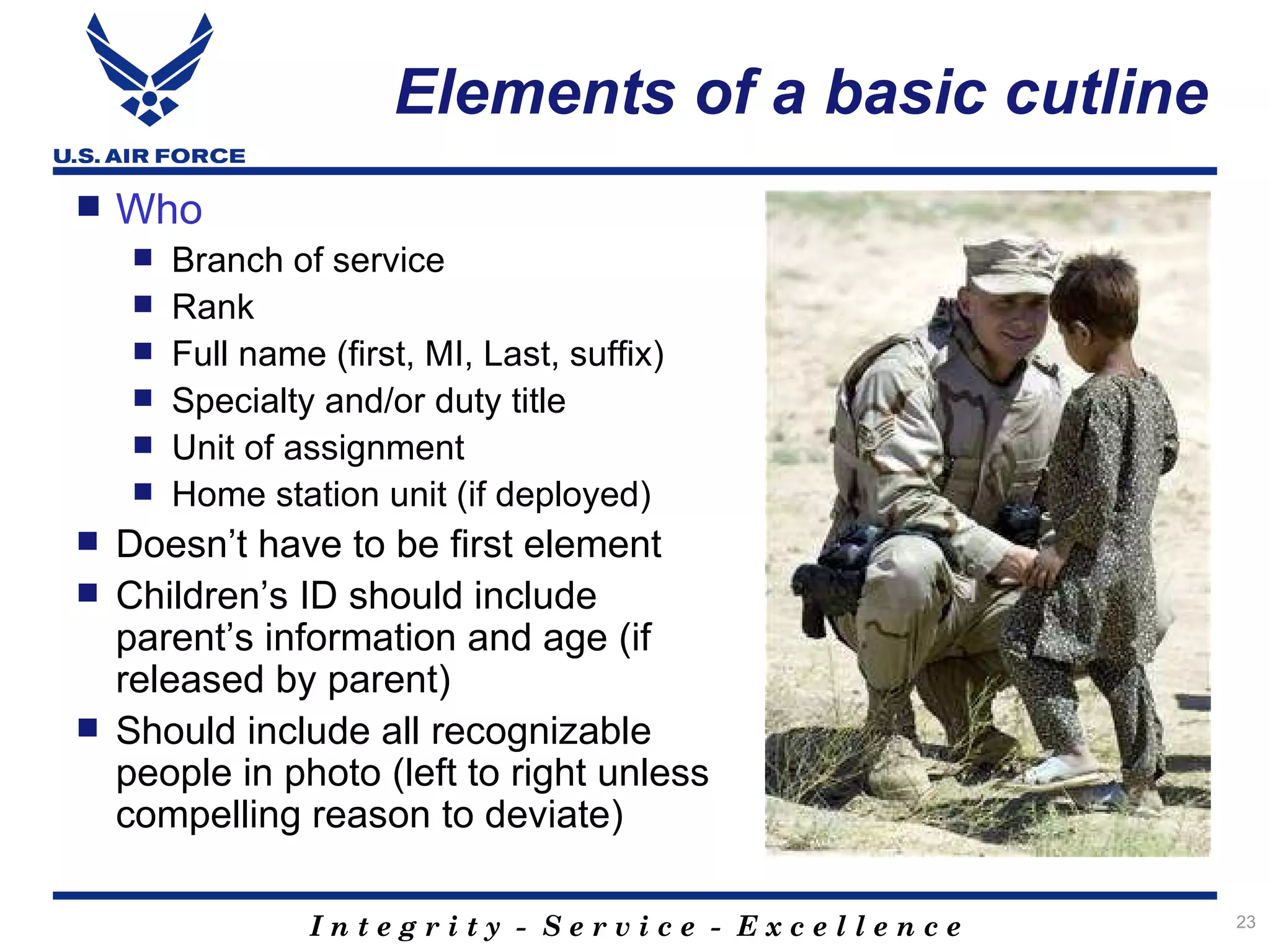 Writing Cutlines | PPT