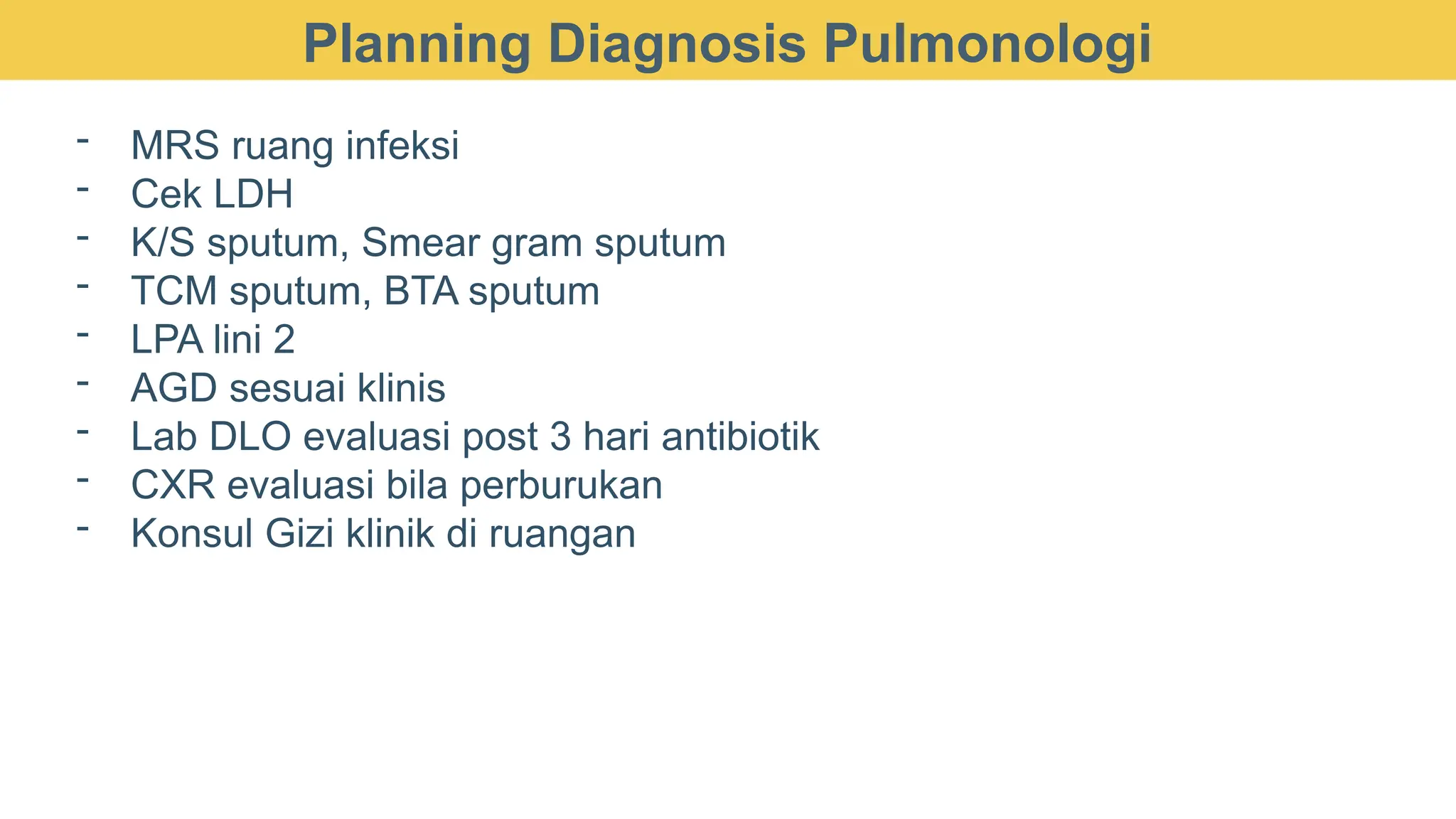Chest unit pasien yang dirwat dirumah sakit | PPT