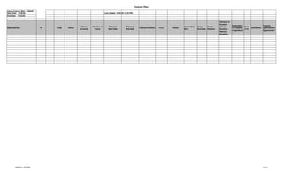 Cutover plan template Tool | PDF