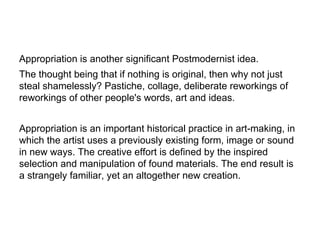 Cut&Paste: Appropriation Art | PPT