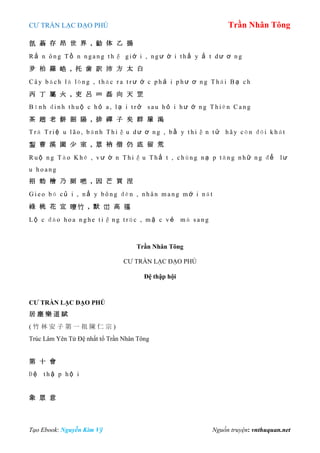 Cu tran lac dao phu tran nhan tong | PDF