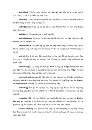 Cấu trúc android | DOCX