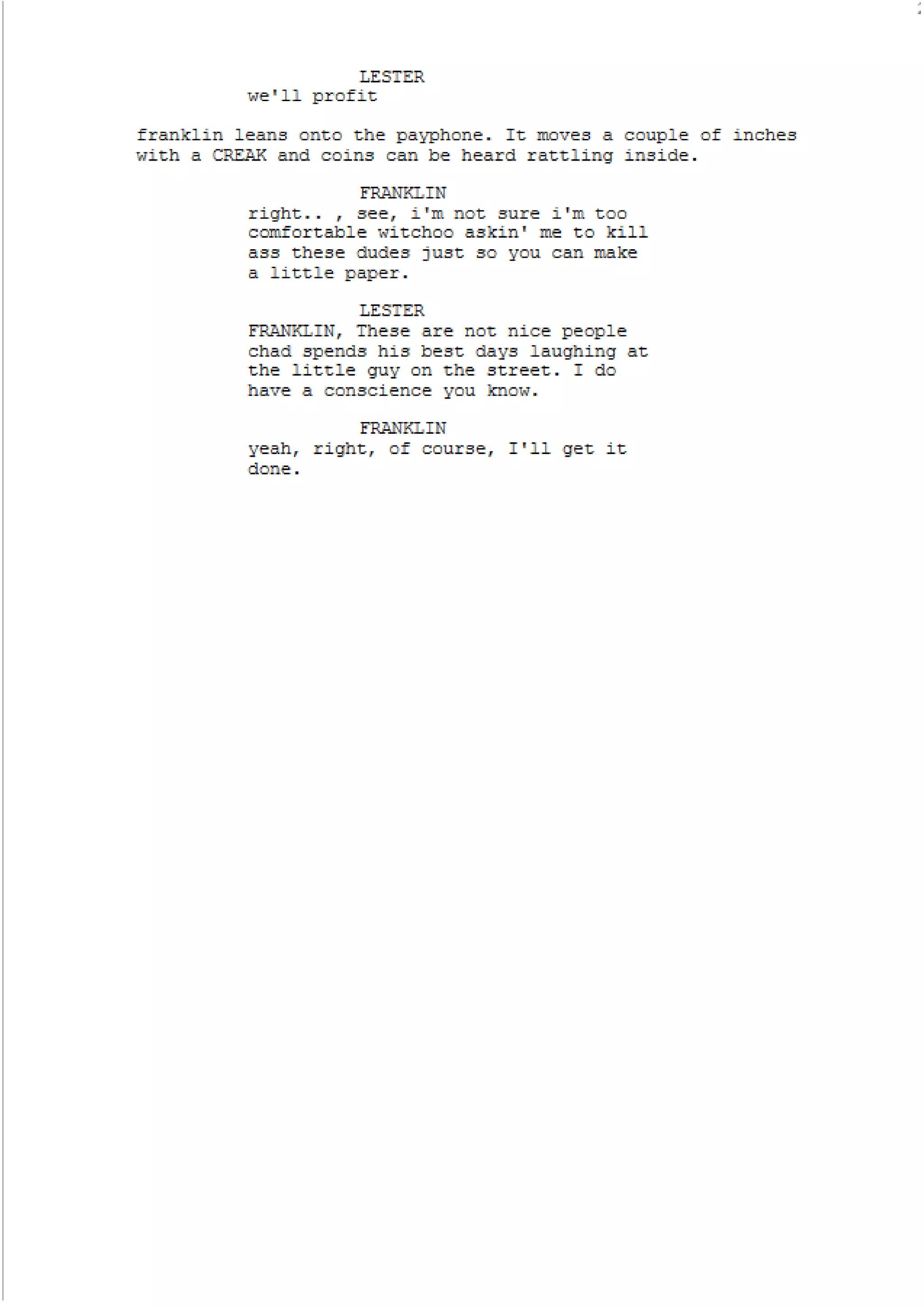 Cutscene scriptword | PDF