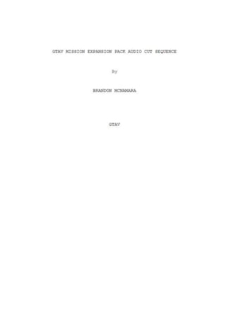 Cutscene scriptword | DOCX