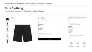 Competitor Analysis > Cuts Clothing | PPT