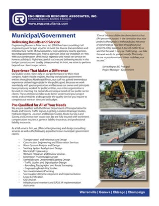 ERA\'s Service Cut Sheets | PDF | Civil Engineering Industry | Industries