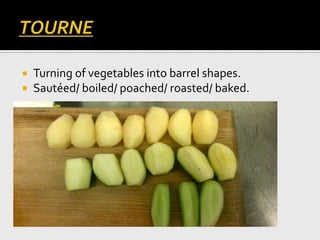 Cuts of vegetable | PPTX