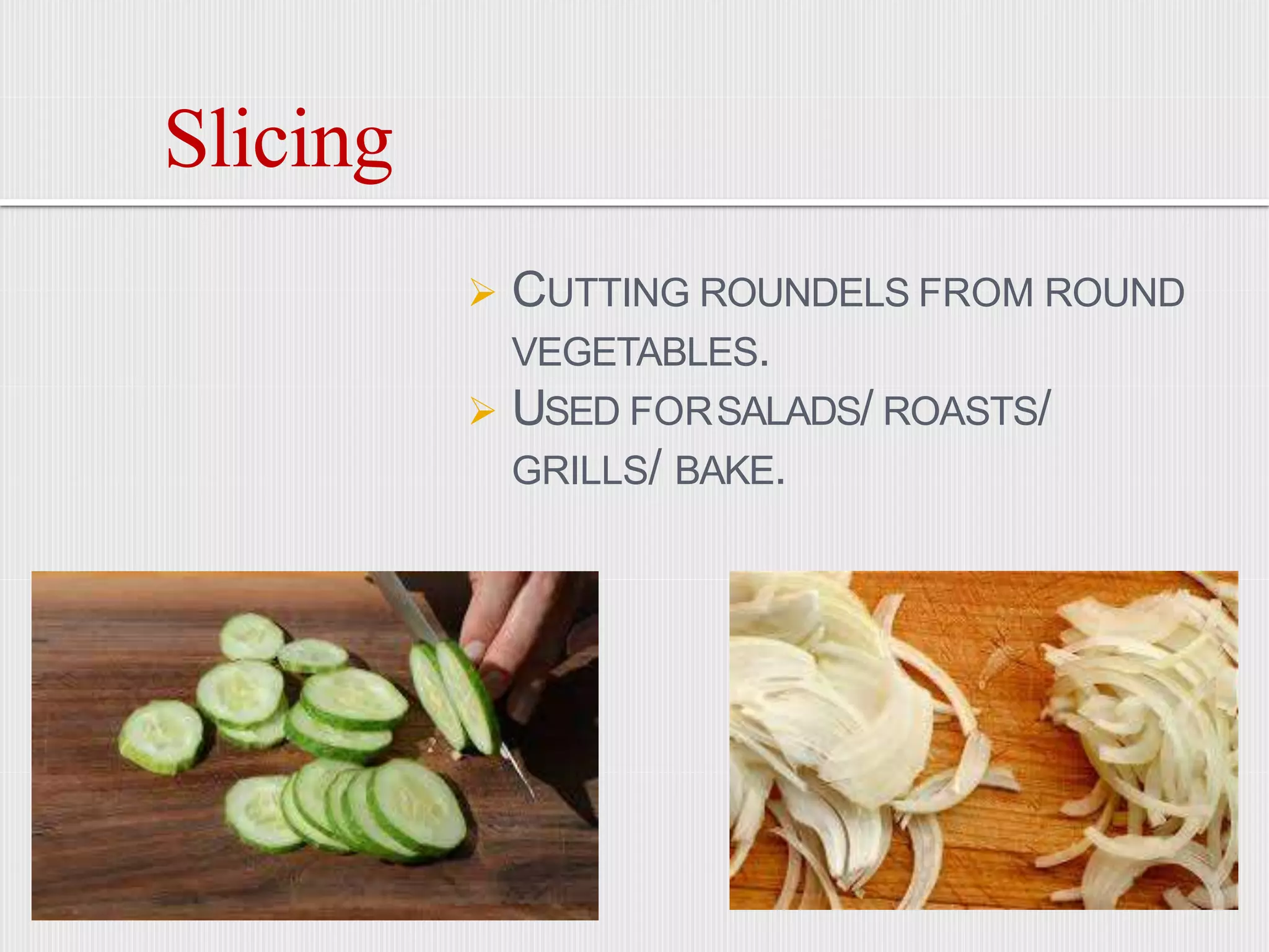 Cuts of Vegetable | PPTX