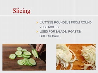 Cuts of Vegetable | PPTX