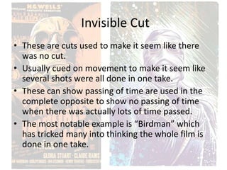 Cuts & transitions | PPTX