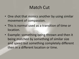 Cuts & transitions | PPTX