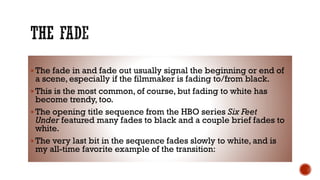 Cuts used in films | PDF