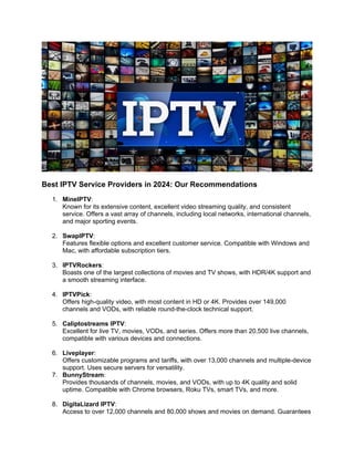 Cut the Cord and Stream with the Best IPTV Service Providers.docx
