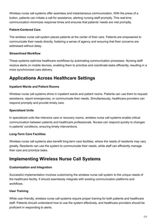 Cutting-Edge Healthcare The Wireless Nurse Call System Advantage.pdf